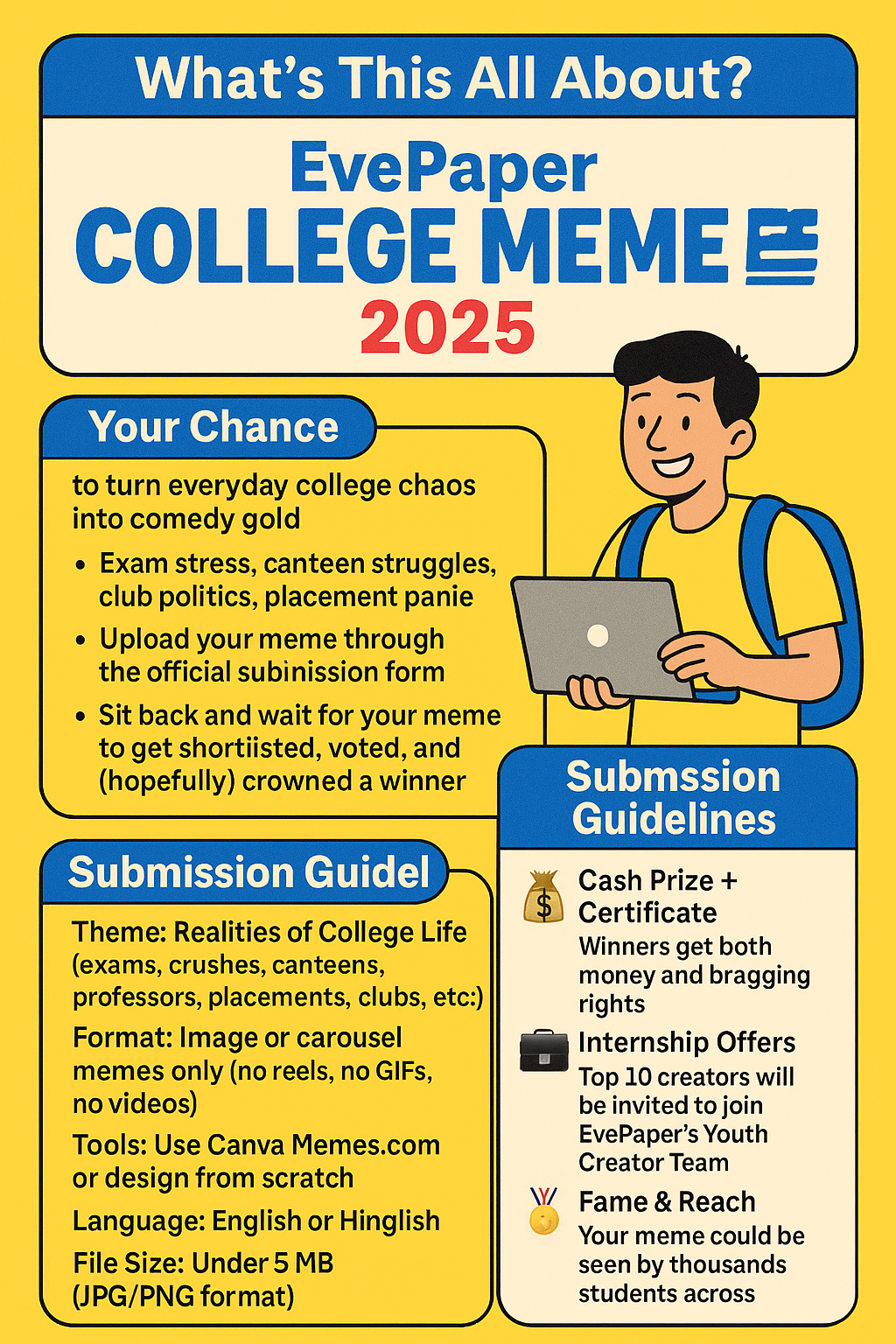 Epic EvePaper College Meme Fest 2025 | 3 Entries Free